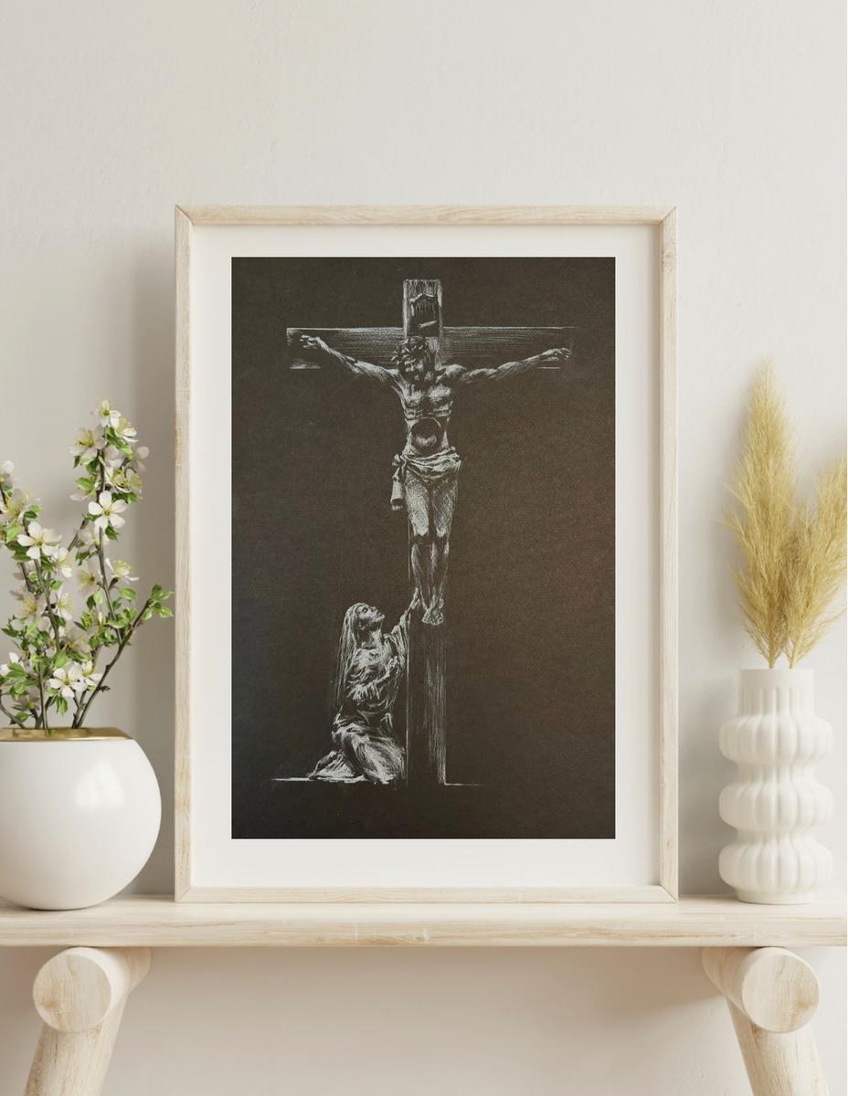 Sorrowful Mary at the Crucifixion – Jill Elizabeth Art